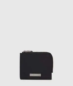 Karl Lagerfeld Ikon Nylon Small Bifold Wallet - Black