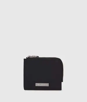 Karl Lagerfeld Ikon Nylon Small Bifold Wallet - Black