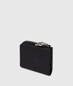 Karl Lagerfeld Ikon Nylon Small Bifold Wallet - Black