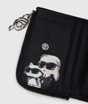 Karl Lagerfeld Ikon Nylon Small Bifold Wallet