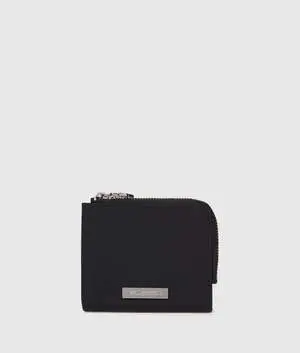Karl Lagerfeld Ikon Nylon Small Bifold Wallet - Black