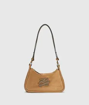 Karl Lagerfeld K/autograph Patch Crossbody Bag