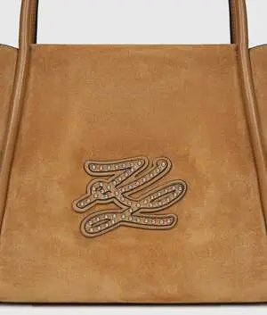 Karl Lagerfeld K/autograph Patch Tote Bag - Caramel