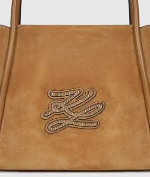 Karl Lagerfeld K/autograph Patch Tote Bag - Caramel