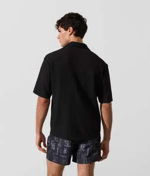 Karl Lagerfeld Textured Beachwear Shirt