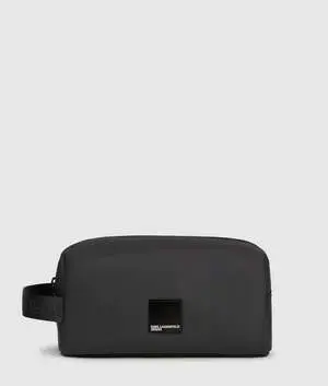 KL JEANS Jeans Venture Washbag In Coated Nylon - Black