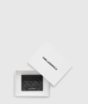Karl Lagerfeld Ikon Monogram Cardholder