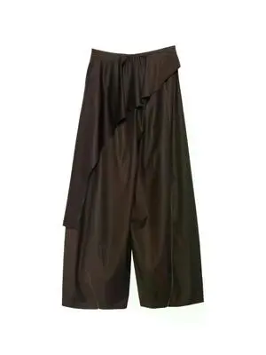 YANGKEHAN Ruffled Panelled Trousers