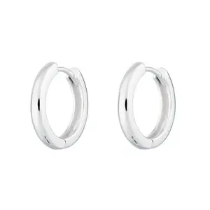 SCREAM PRETTY Large Huggie Earrings - Silver