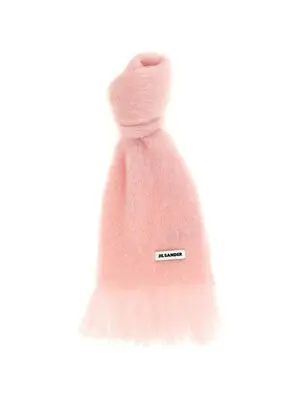 JIL SANDER Wool Scarf - Pink