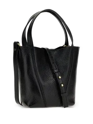 Chloé Spin Small Leather Tote - Black