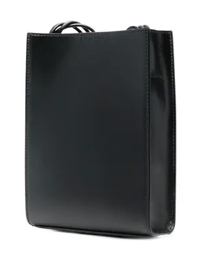 JIL SANDER Tangle Small Leather Crossbody Bag - Black