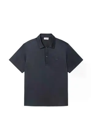 Lacoste Logo-patch Polo Shirt - Grey