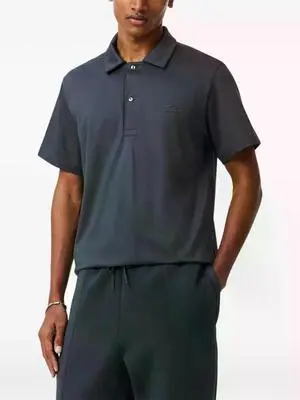 Lacoste Logo-patch Polo Shirt - Grey