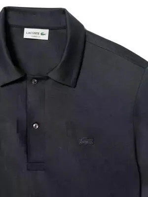 Lacoste Logo-patch Polo Shirt - Grey