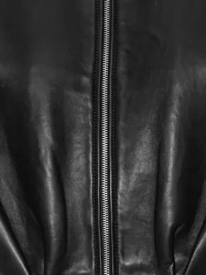 ROTATE BY BIRGER CHRISTENSEN Collared Leather Jacket