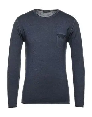DANIELE FIESOLI Sweater Size Merino Wool - Blue