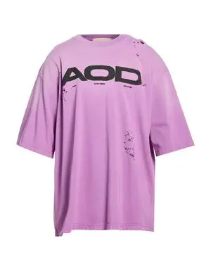 AN OTHER DATE T-shirt Mauve Size Cotton