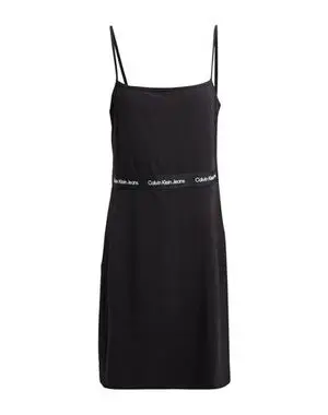 Calvin Klein Mini Dress Size Cotton, Elastane - Black