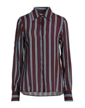 OTTOD'AME Viscose Striped Shirt - Red