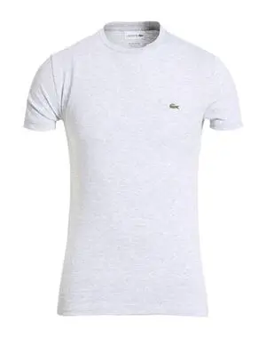Lacoste T-shirt Size Pima Cotton - Light Grey