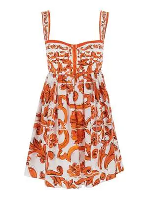 Dolce & Gabbana Maiolica Mini Dress