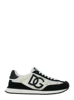 Dolce & Gabbana Low Top Lace Detail Sneakers - Multicolor