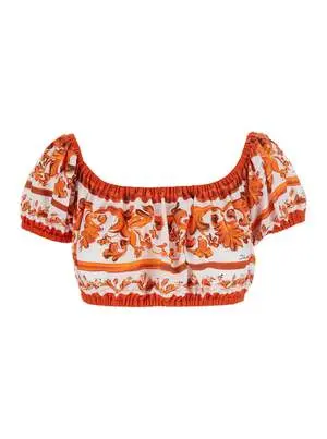 Dolce & Gabbana Maiolica Top - Multicolor