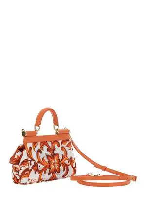 Dolce & Gabbana Sicily Embellished Top Handle Bag