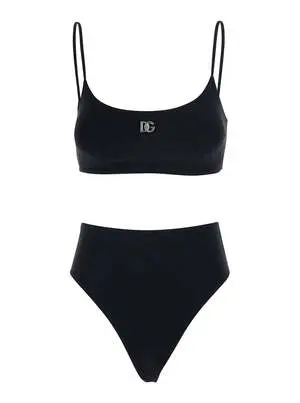 Dolce & Gabbana Logo Embellished Two-piece Set - Multicolor