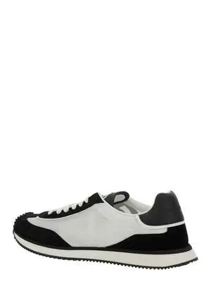 Dolce & Gabbana Aria' Logo Patch Leather Sneakers - Multicolor