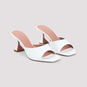Amina Muaddi Lupita Slipper 70 In Smooth Leather