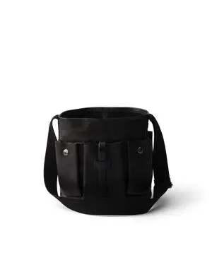 Prada Route Leather Mini Bucket Bag