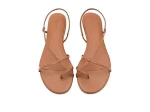 Madewell Strappy Flat Sandals - Brown