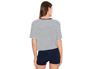 Splits59 Oversized Striped Jersey Tee - Gray