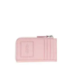 Marc Jacobs Grained Leather Zip Wallet - Pink