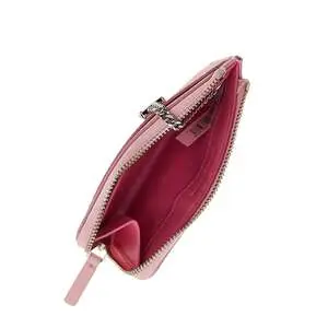 Marc Jacobs Grained Leather Zip Wallet - Pink