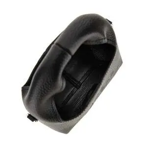 Marc Jacobs Grained Leather Micro 'the Sack' Bag - Black