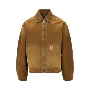 Carhartt Work In Progress Detroy Denim 'arcan' Jacket - Brown