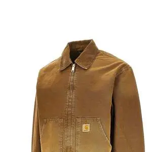 Carhartt Work In Progress Detroy Denim 'arcan' Jacket - Brown