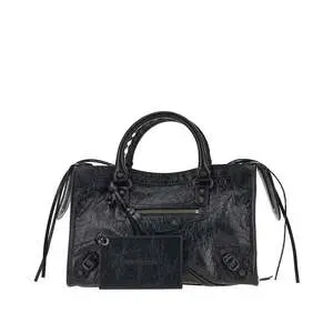 Balenciaga Arena Leather Small Le City Bag - Black
