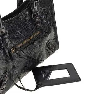Balenciaga Arena Leather Small Le City Bag - Black
