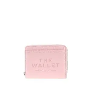 Marc Jacobs Grained Leather Mini Compact Wallet - Pink
