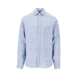 Sease Linen Classic Bd Shirt An - Blue
