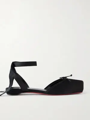 Christian Louboutin Trimmed Flats For Women