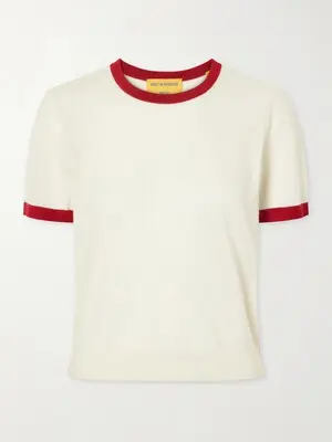 Guest In Residence Airy Ringer Cashmere T-shirt