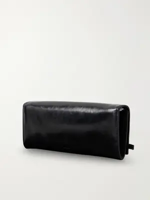 Simkhai River East-west Moto Leather Clutch Bag - Black