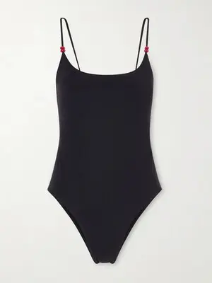 LIDO Ventiquattro Embellished One-piece Swimsuit - Black