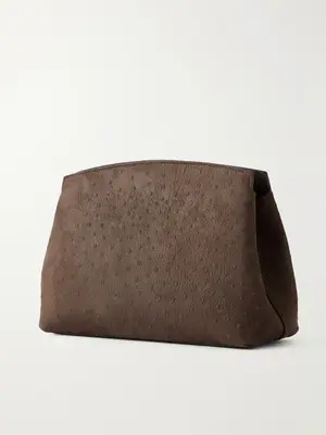 LIFFNER Pushlock Leather Pouch - Brown