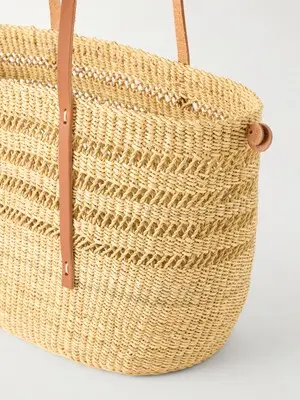 Muuñ Muñ Bicro M Woven Straw Tote